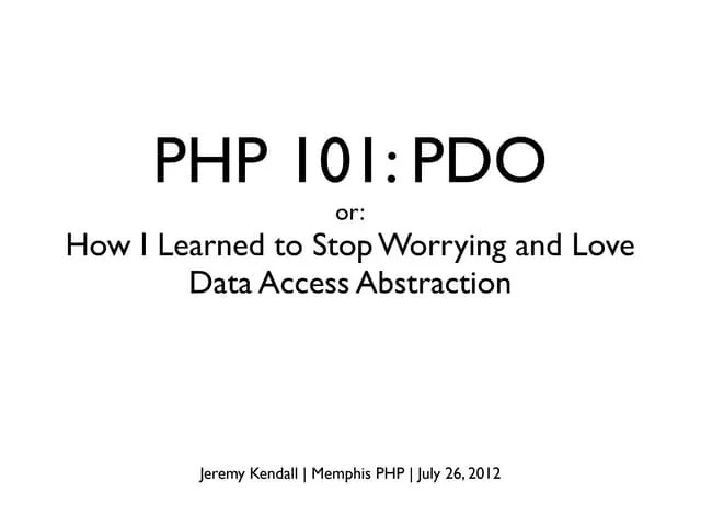 Quebec Pdo Ppt