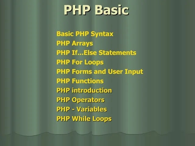 Gr 8 Lesson 7 Php Powerpoint Explanation Pptx