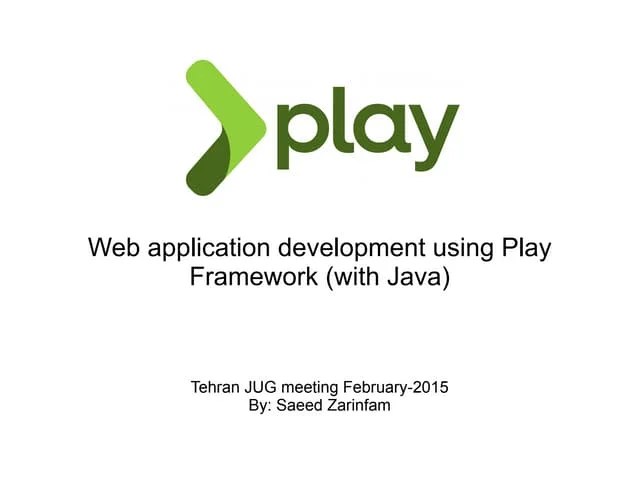 Play Framework Ppt