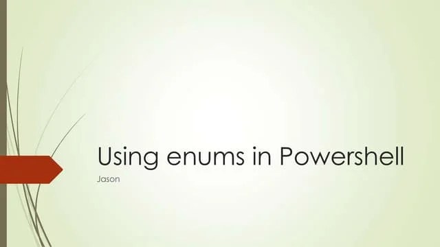 Powershell Enum Pptx