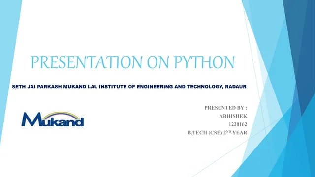 Basic Python Programming Pdf
