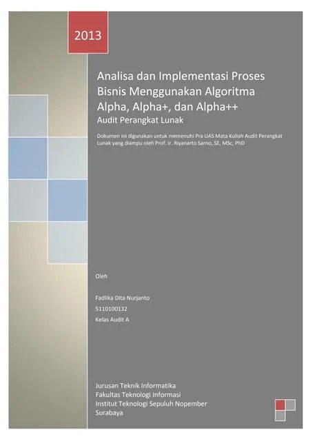 Process Mining With Alpha Algorithm Pdf