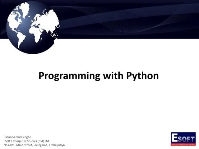 Python Variables Pptx Programming Languages Computing