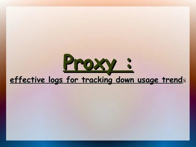 Proxy Server A Comprehensive Guide Pptx Web Hosting Internet