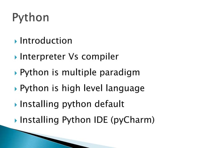 Python 00 Introduction And Installing Pptx