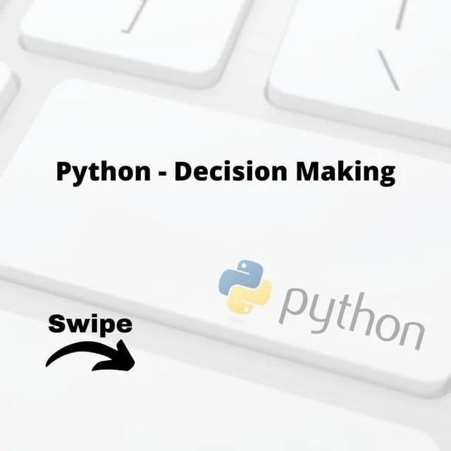 Python Decision Making Pdf