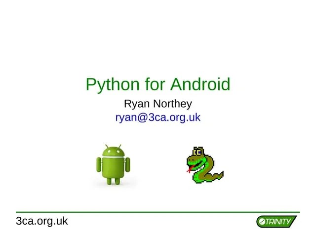 Python For Android Odp