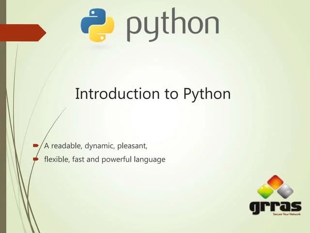 Full Python In 20 Slides Ppt