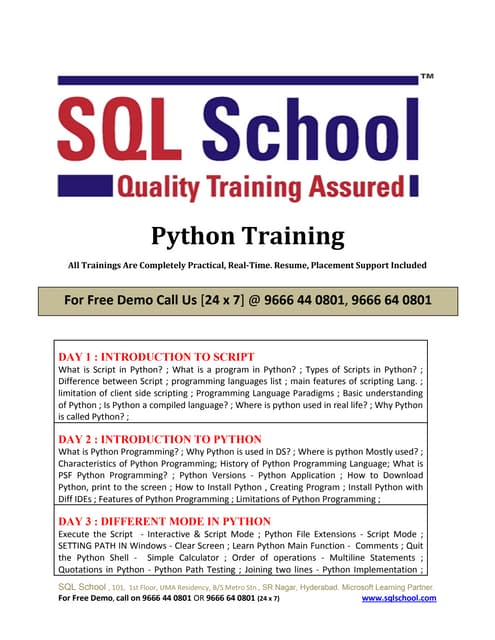 Python With Project At Sql School Pdf