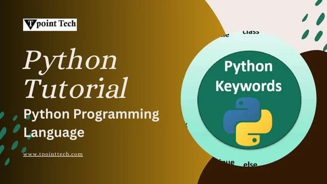 Python Tutorial Python Programming Language Tpointtech Pdf