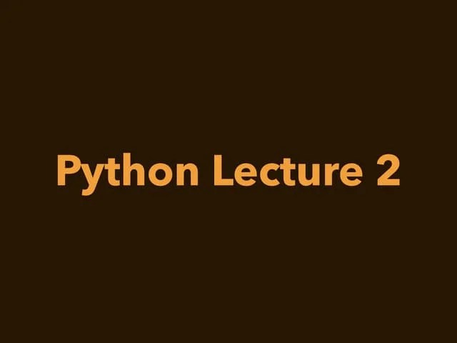 Python02 Ppt