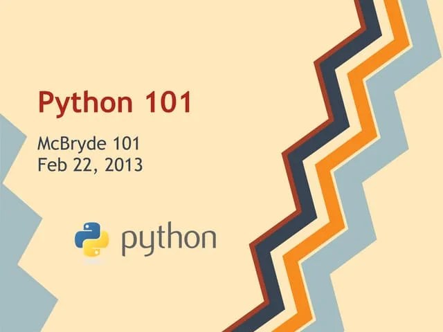 Python 101 1 Pdf