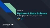 Career In Python And Data Science Pptx