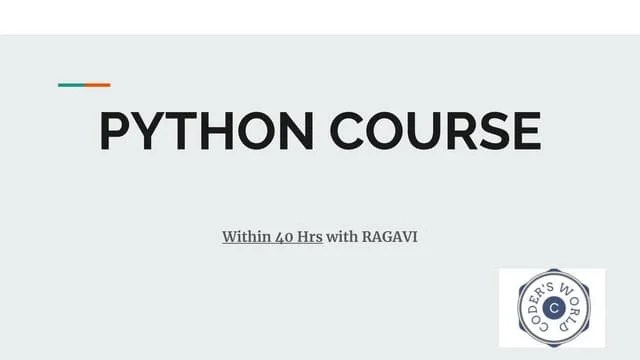 Learn Python Complete Course For Free Pptx
