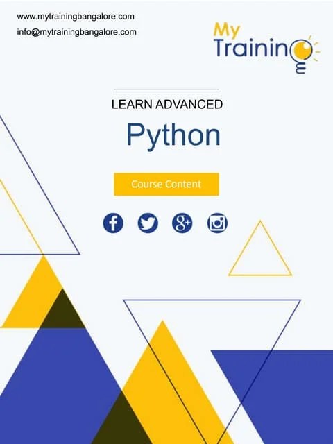 Learn Python Complete Course For Free Pptx