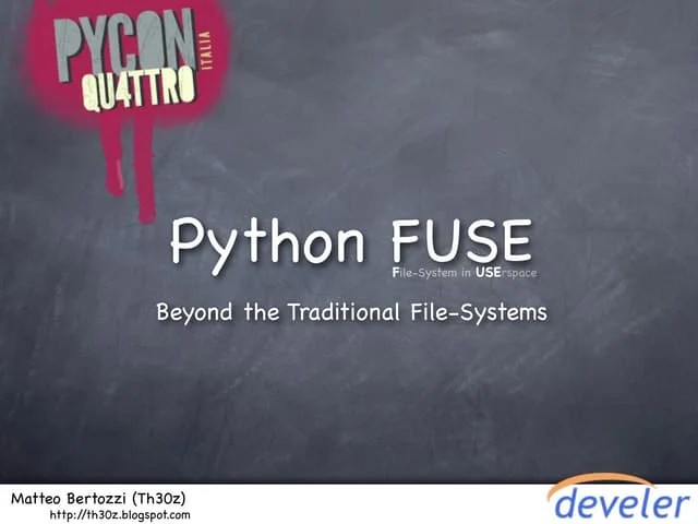 Python Fuse Pdf