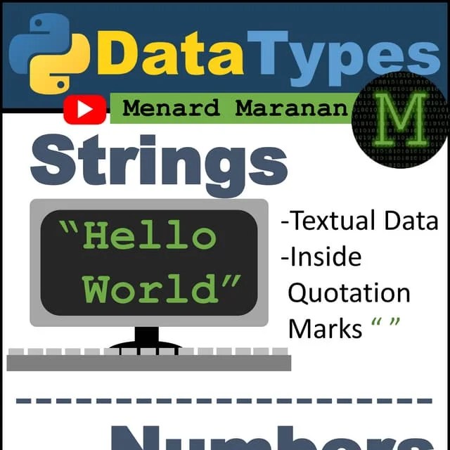 Python Strings Tutorial Menard Maranan Pdf