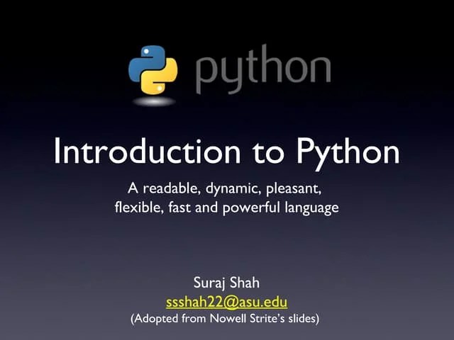 Python Intro And Competitive Programming Ppt