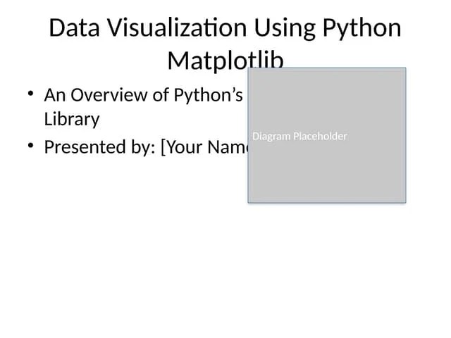 Python Matplotlib 13 Slides Pptx