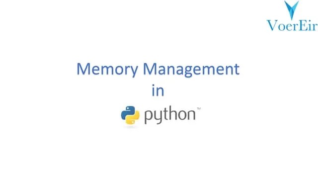 Python Memory Management Pptx