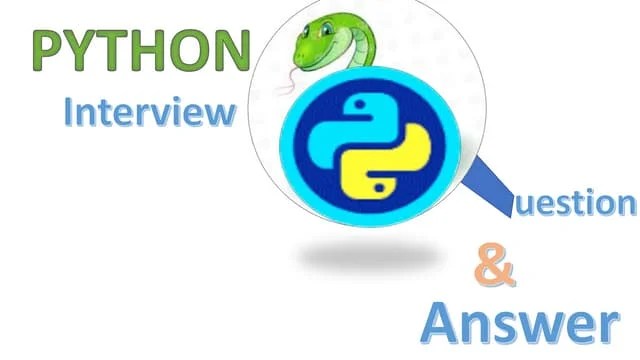 Python Interview Question For Students Pptx