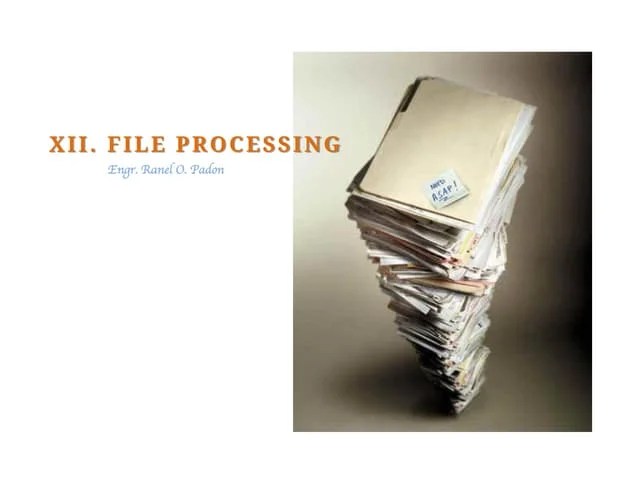 Python Programming Xii File Processing Pdf