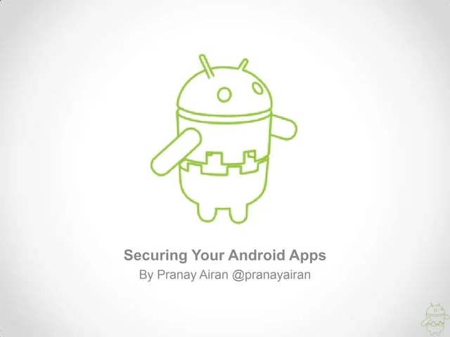 Reverse Engineering Android Apps Pptx