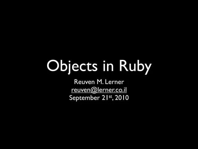 Ruby Object Graph Pptx