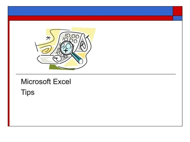 Microsoft Excel Power Point Slide Share Pptx