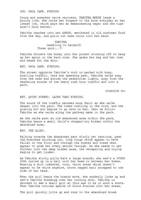 Second Draft Script Docx