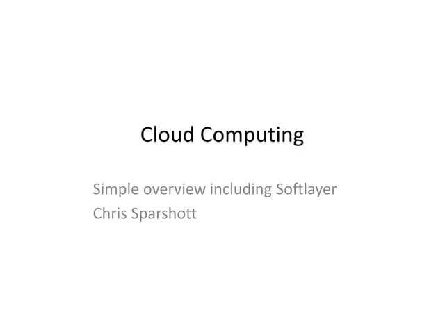 Simple Cloud Computing For Office Workers Ppt