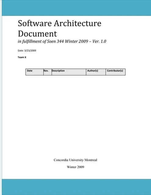 High Level Design Document Template Docx