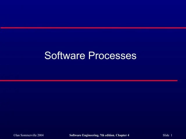 Software Process Models Ppt