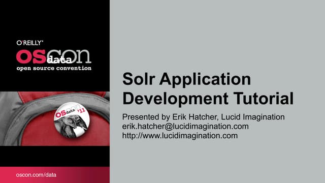 Solr Application Development Tutorial Pdf