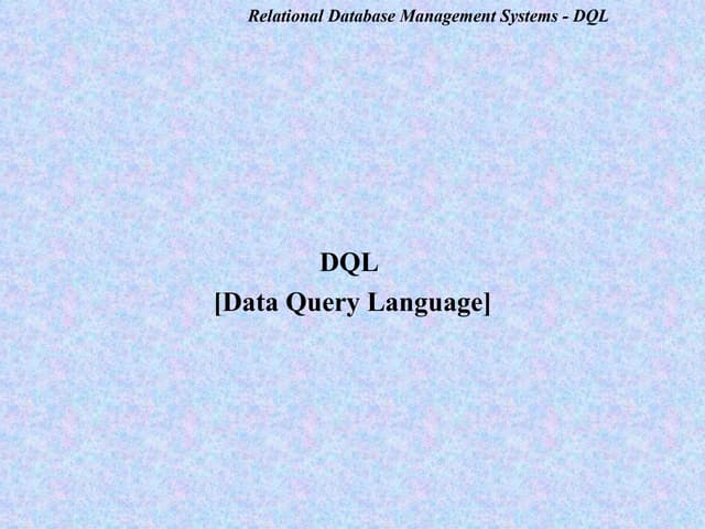 Complex Queries In Sql Pdf
