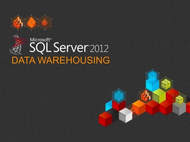 Microsoft Data Warehousing Pptx