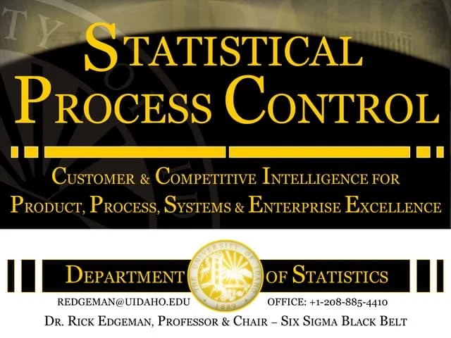 Statistical Process Control Spc Qms Pptx