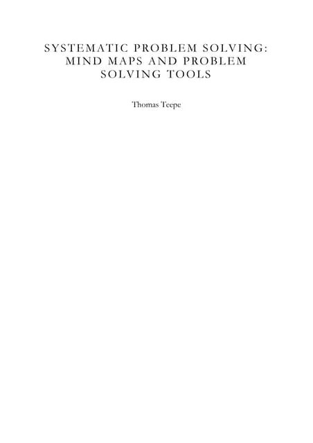 Systematic Problem Solving Pdf