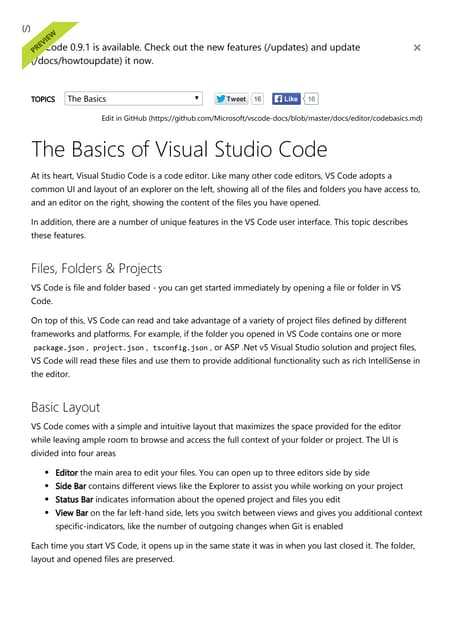 The Basics Of Visual Studio Code Pdf
