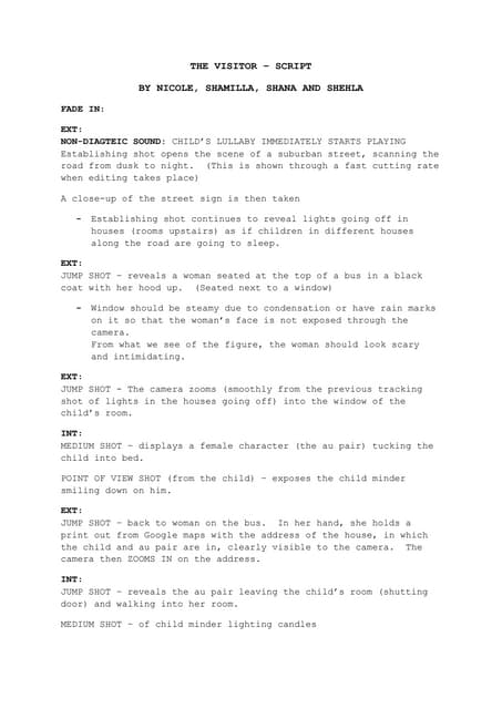 Opening Scene Script Pdf