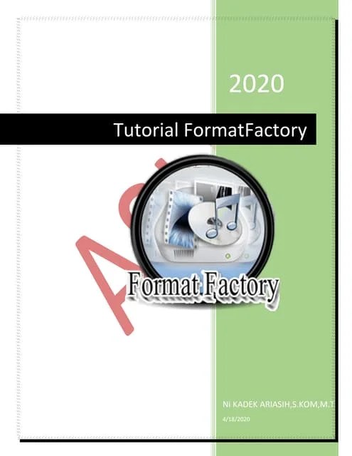 Tutorial Format Factory Pdf