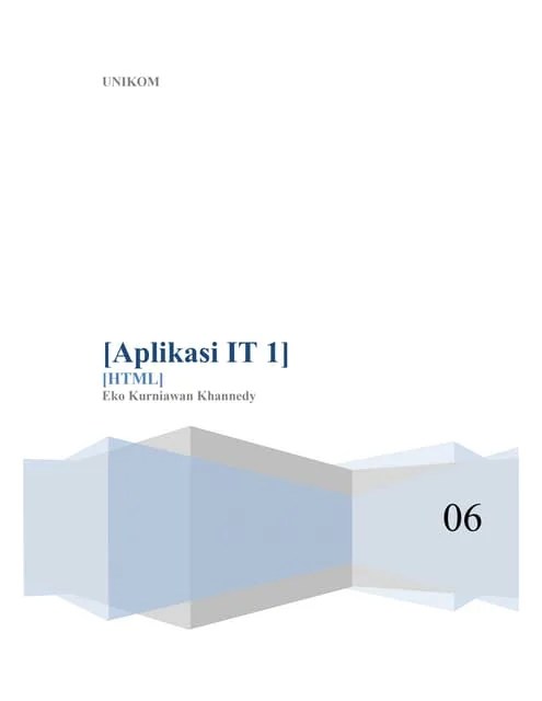 Tutorial Html Pdf