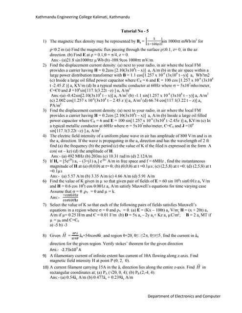 Tutorial No 2 Pdf