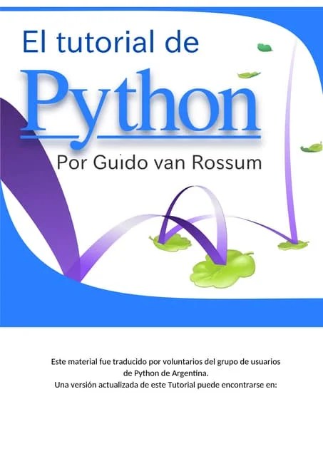 Tutorial De Programacion En Python 3 Doc