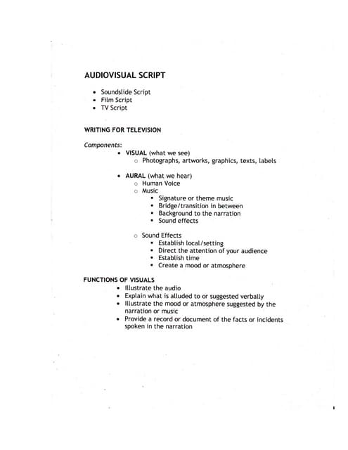 Example Script For Presenter Pdf Resume Writing And Advice Job Search