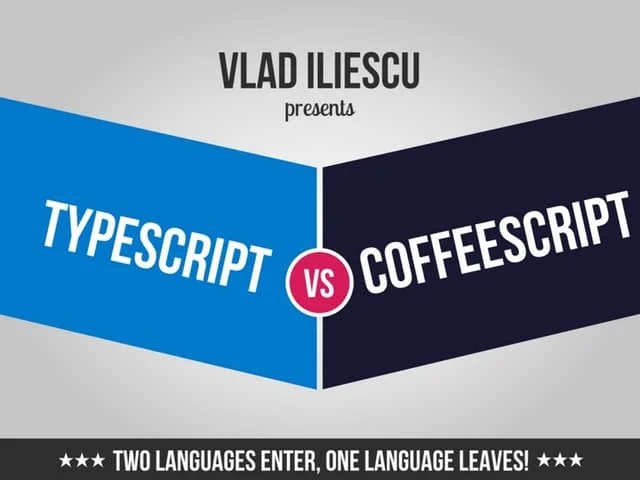 Typescript Vs Coffeescript Vlad Iliescu Pdf