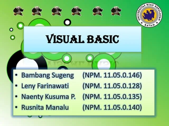 Pemrograman Visual Pengenalan Visual Basic Pdf