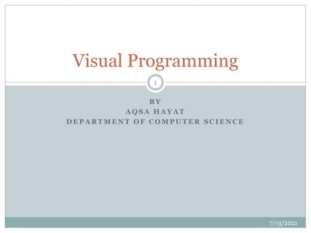 Toolbox And Its Properties In The Visual Basic Pptx