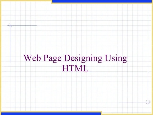 Html Basic Pdf