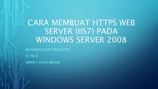 Lab 1 6 Cara Membuat Https Pada Windows Server Pptx